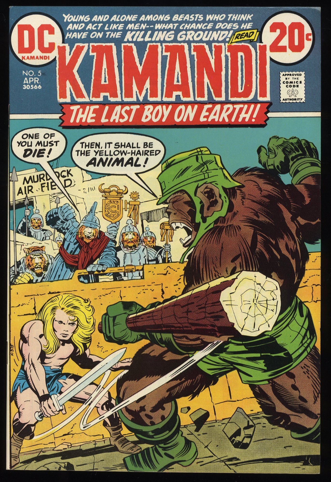 Kamandi, The Last Boy on Earth #5 NM- 9.2 The One-Armed Bandit! | Comic ...