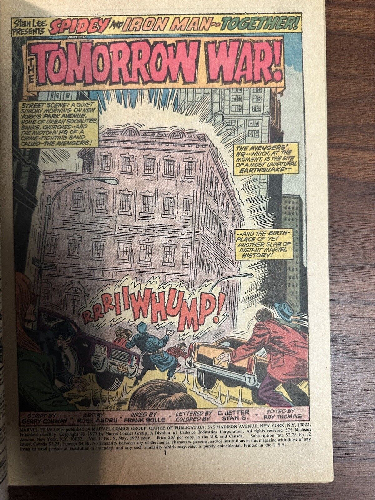 Marvel Team-Up #9 FN ,Spider-Man and Iron Man vs Kang (Marvel 1973 ...