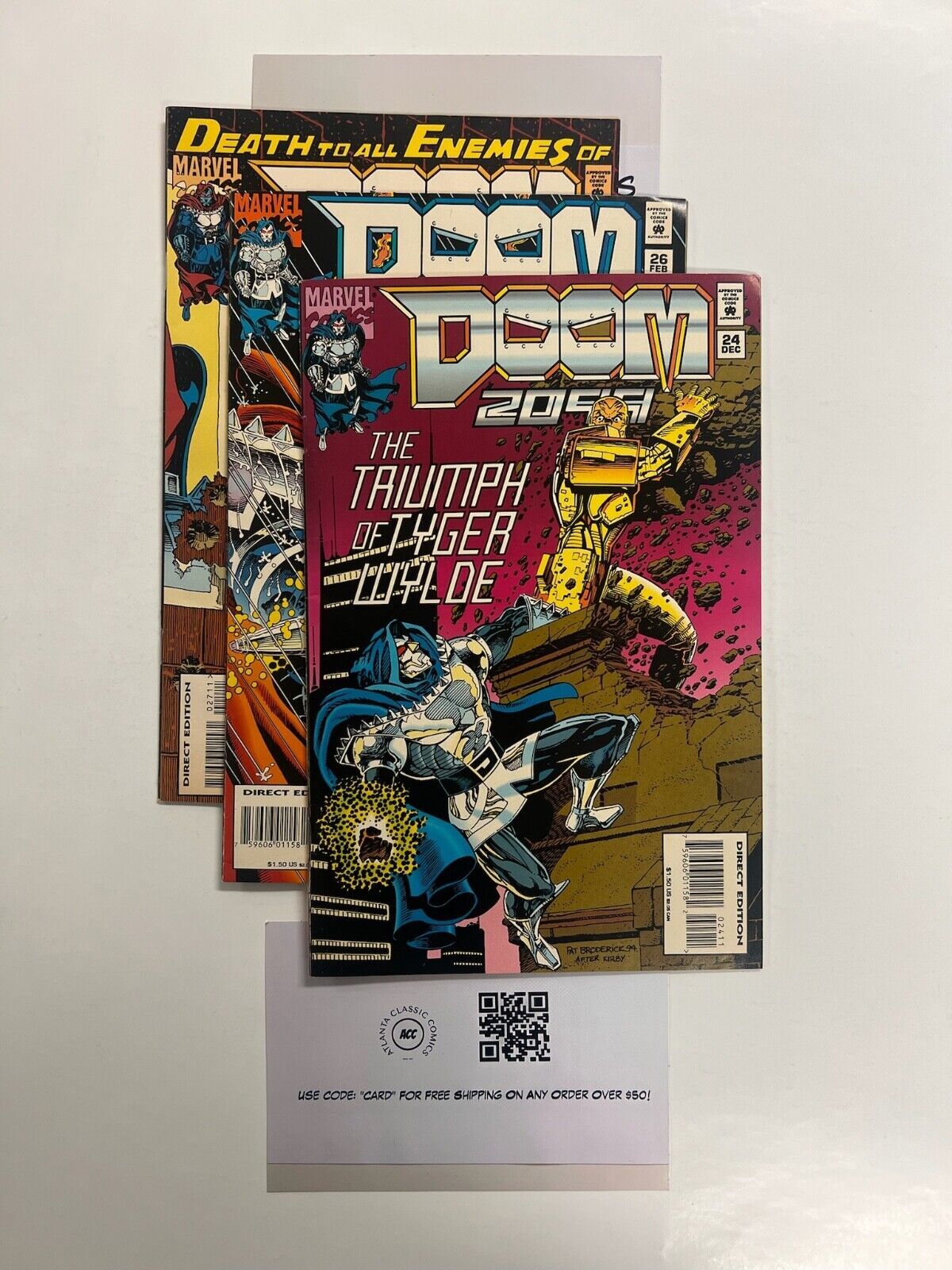 3 Doom 2099 Marvel Comic Books # 24 26 27 Avengers Defenders Thor Hulk 13 JS30 | Comic Books ...