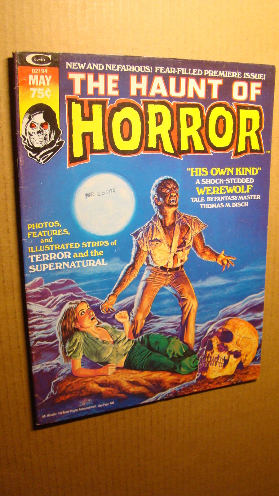 Haunt of Horror 1 *Nice Copy* Larkin Alcala ART 1974 Marvel Horror ...