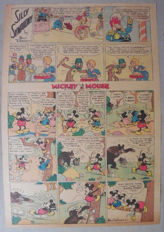 Mickey Mouse Sunday Page by Walt Disney from 5/26/1935 Tabloid Page ...