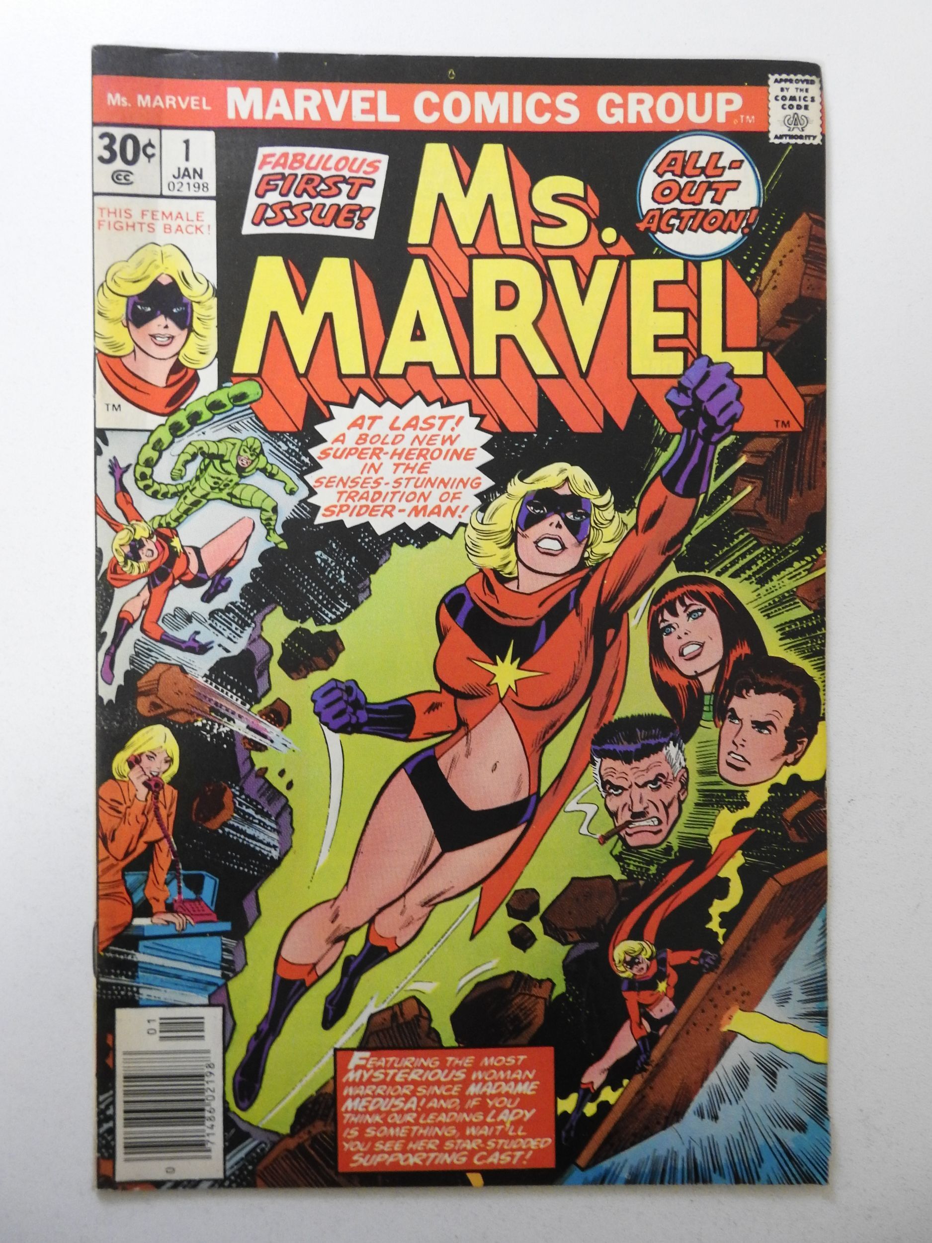 Ms. Marvel #1 (1977) VG/FN Condition! 1st appearance of Ms Marvel ...