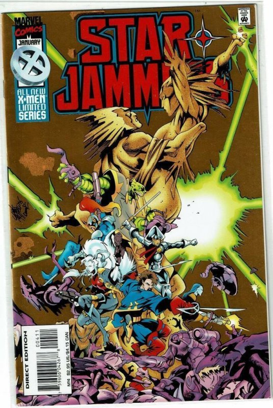 STARJAMMERS (Marvel 1995 Mini Series) 1 2 3 4 - Full Set - All Near ...