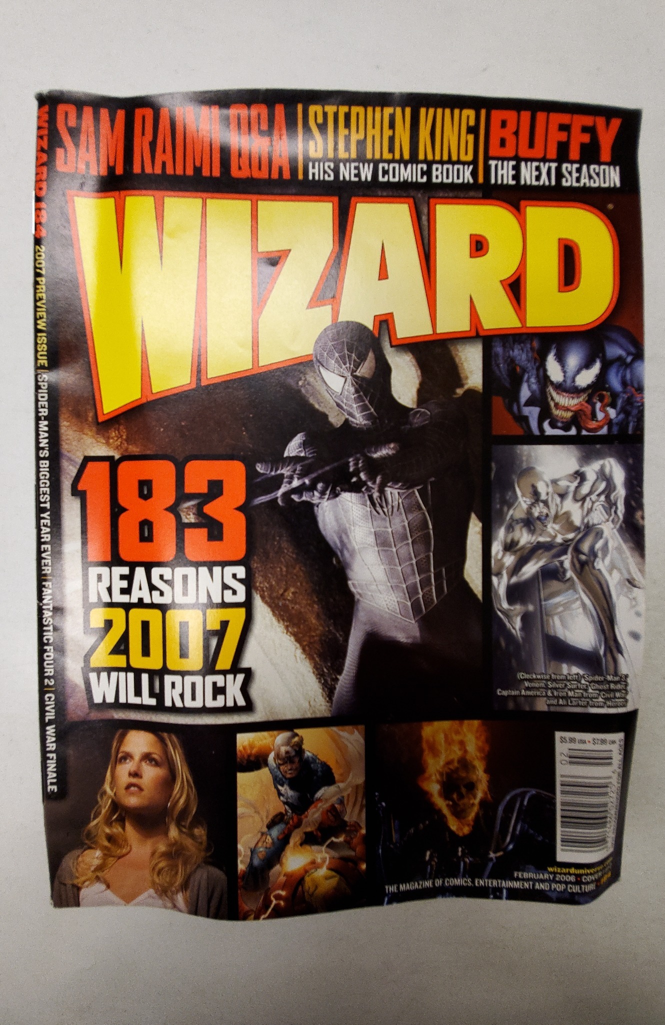 Wizard: The Comics Magazine #184 Wizard Comic Book J706 | Comic Books ...