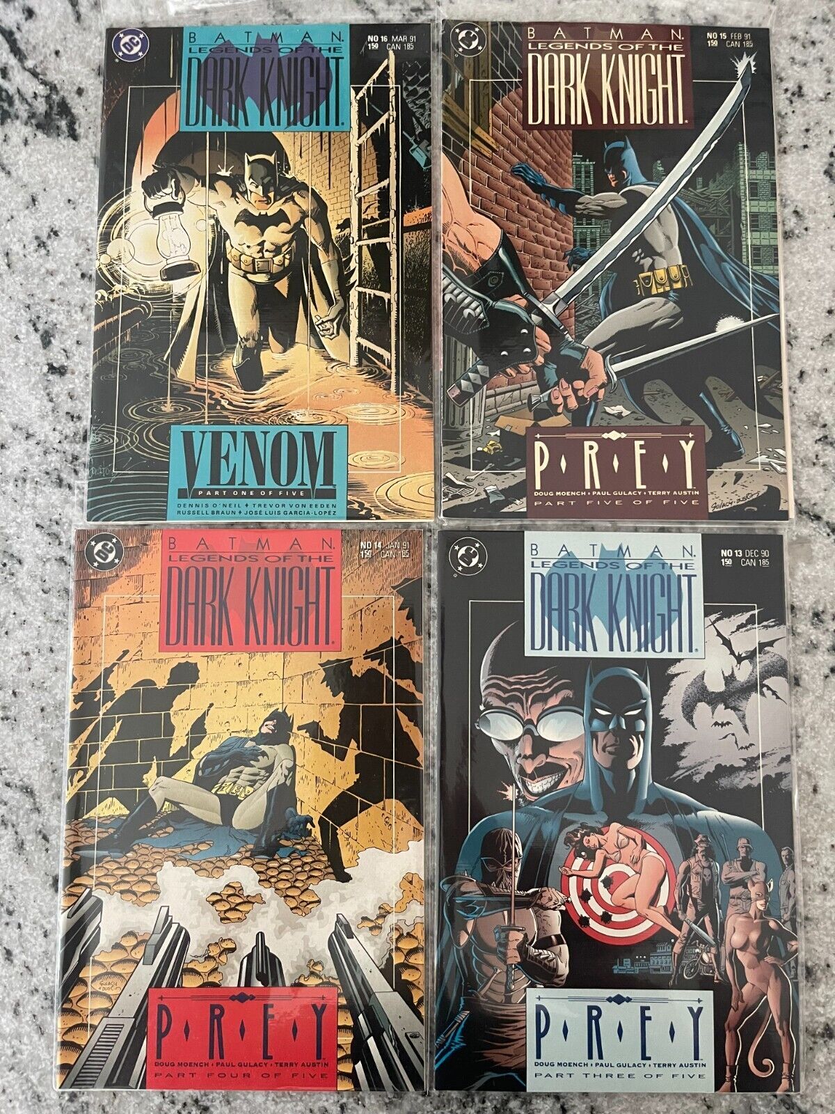 4 Batman Legends Of The Dark Knight DC Comics # 13 14 15 16 NM Superman ...