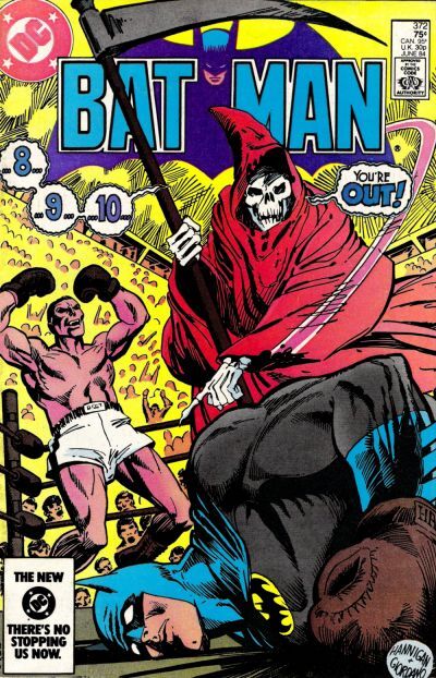 Batman #372 GD ; DC | low grade comic Grim Reaper Boxing Ring Cover ...