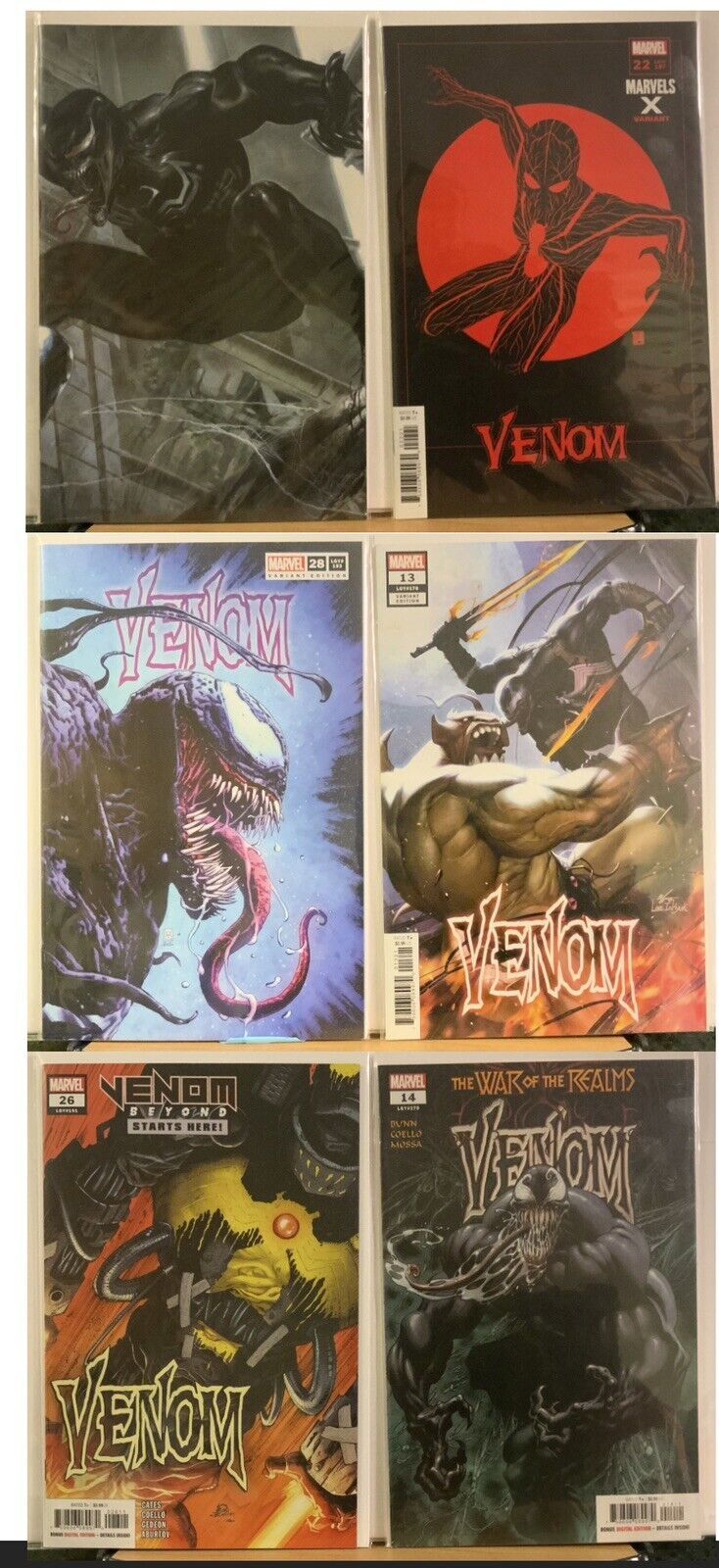 Venom 6 Random Comics Lot (Lot #055) VFN/NM Venom Dell’Otto Spider-man ...