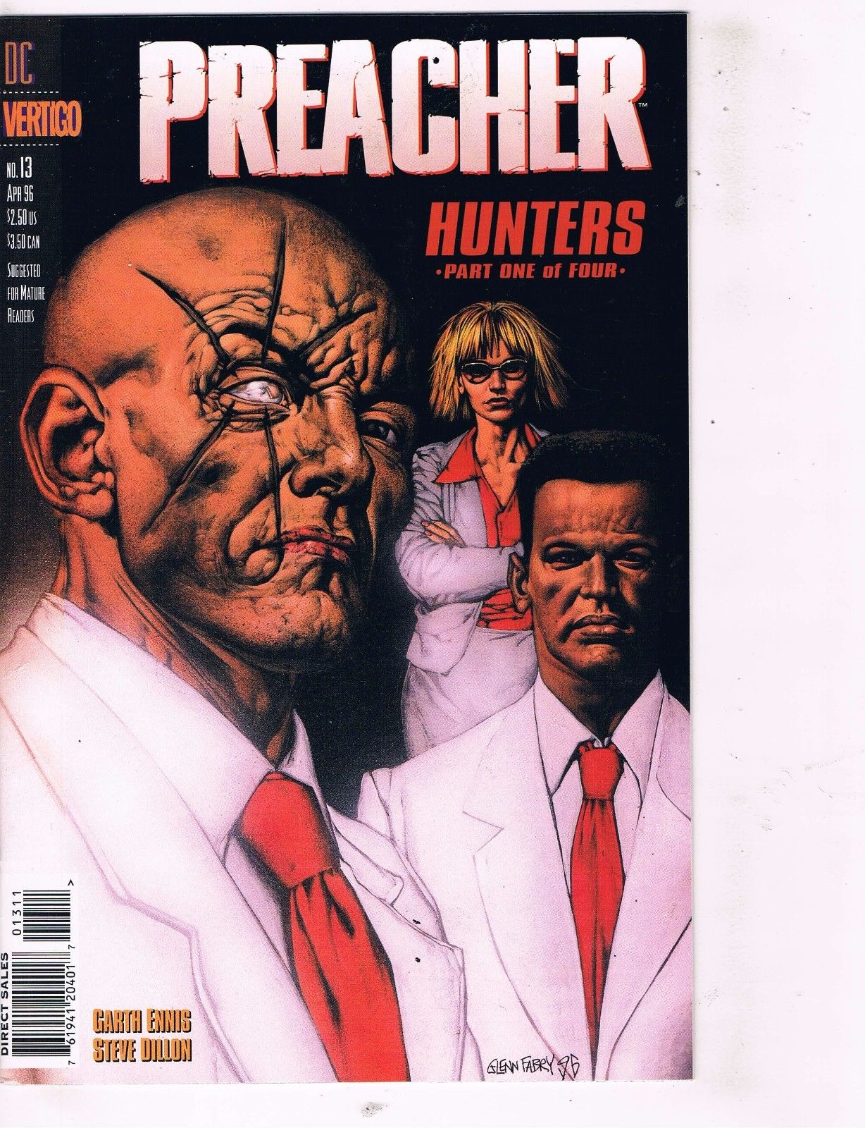 Preacher # 13 NM DC Vertigo Comic Book AMC TV Series Garth Ennis Fabry ...