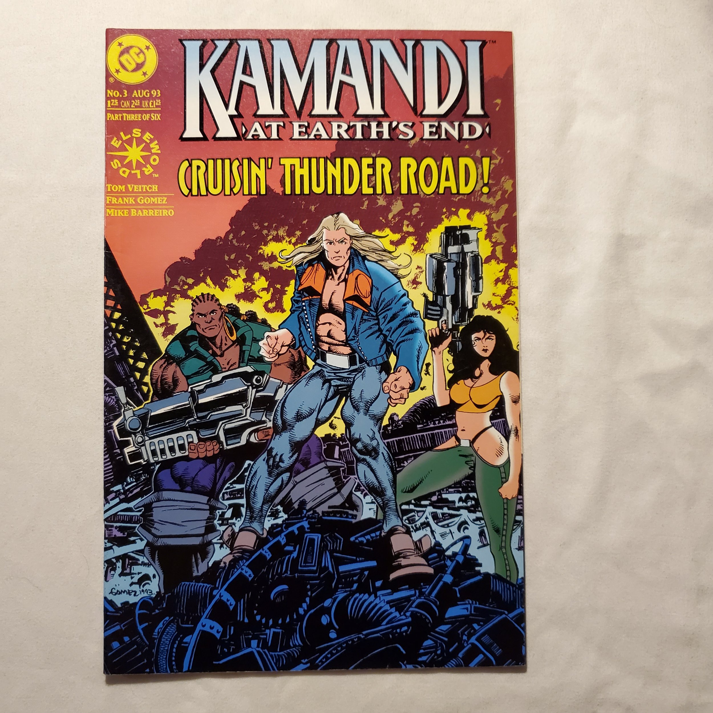 Kamandi at Earth's End 3 Very Fine- Cover by Frank Gomez | Comic Books ...