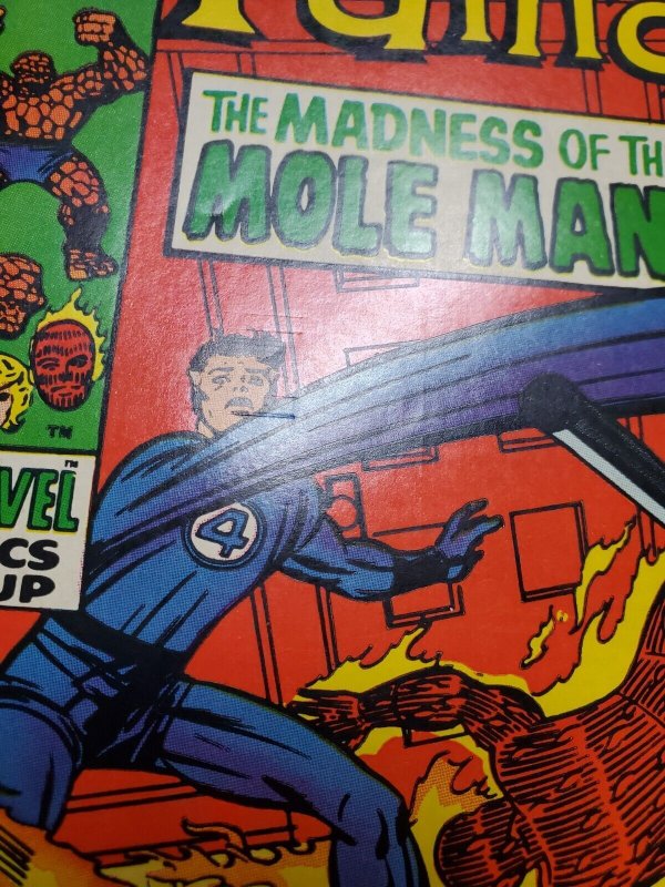 Fantastic Four #89 Mole Man Stan Lee Jack Kirby 1969 Marvel FN/VF ...