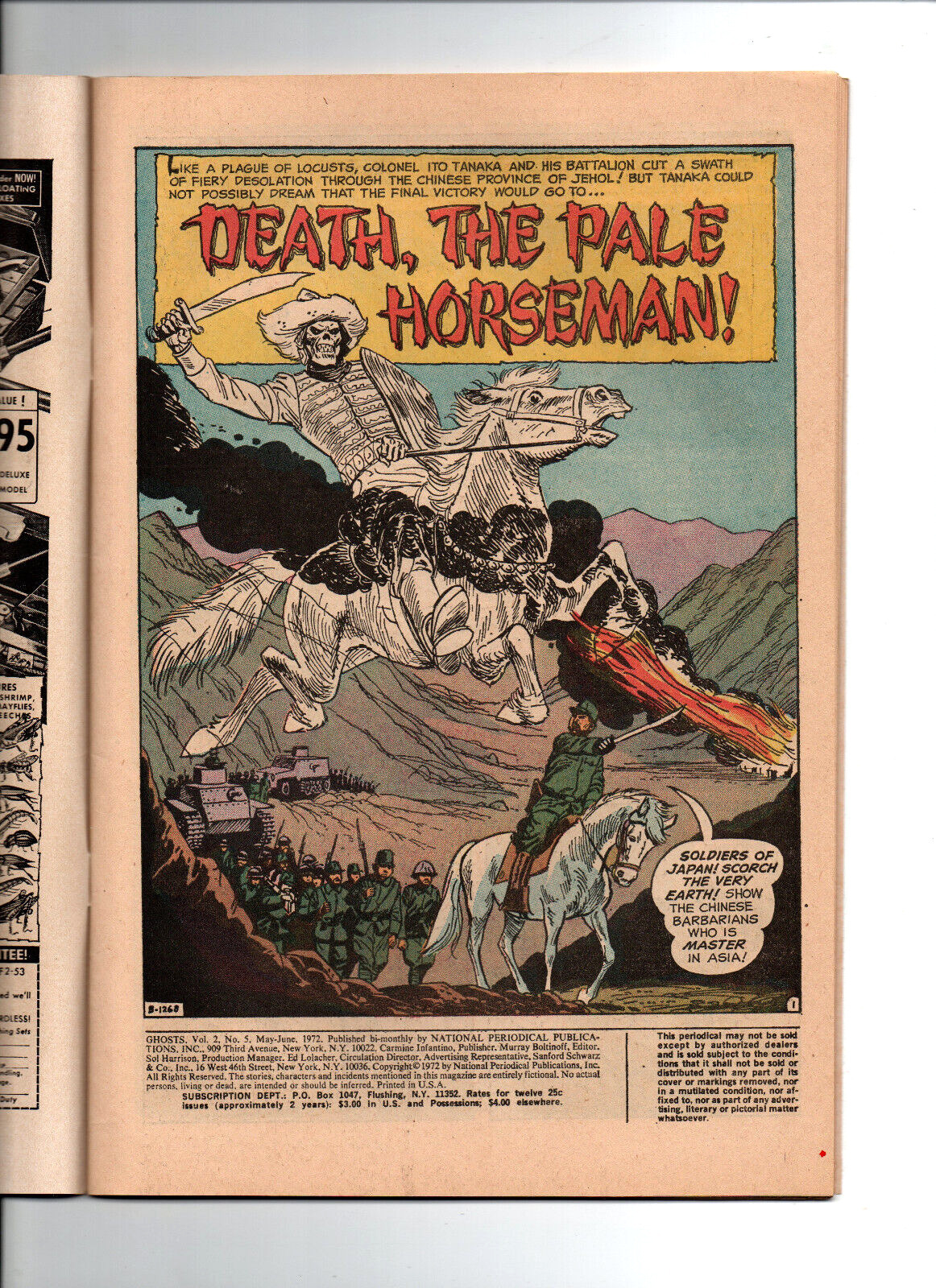 Ghosts #5 - Nick Cardy - Grim Reaper hearse - Horror - 1972 - (-NM ...