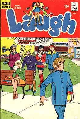 Laugh Comics #216 VG ; Archie | low grade comic March 1969 Perm Hair ...