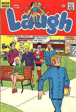Laugh Comics #216 VG ; Archie | low grade comic March 1969 Perm Hair ...