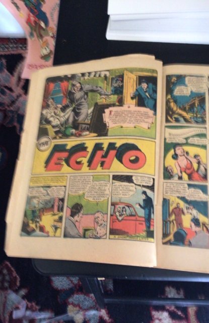 z Golden age comic, Dynamic man! Edition unknown, poor quality, inner ...