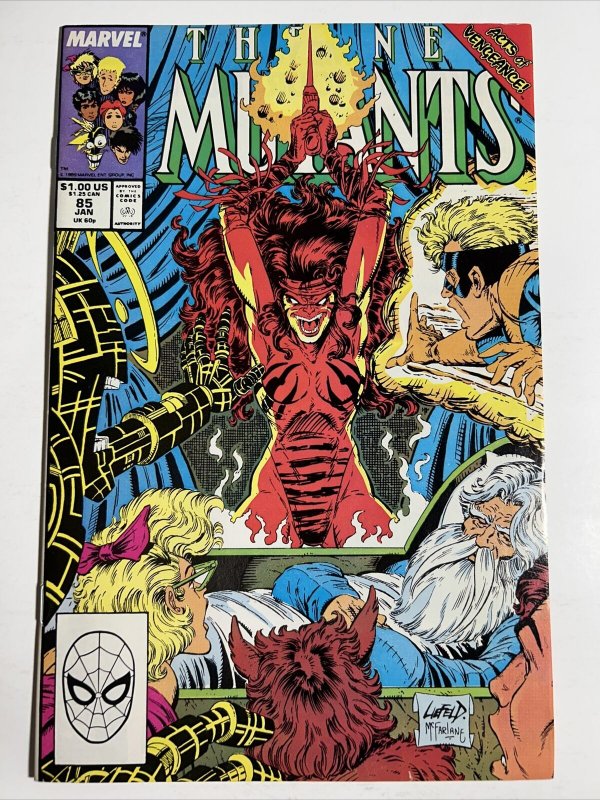 New Mutants #85 1st Rob Liefeld Art & Todd Mcfarlane Inks Vulture Cable ...