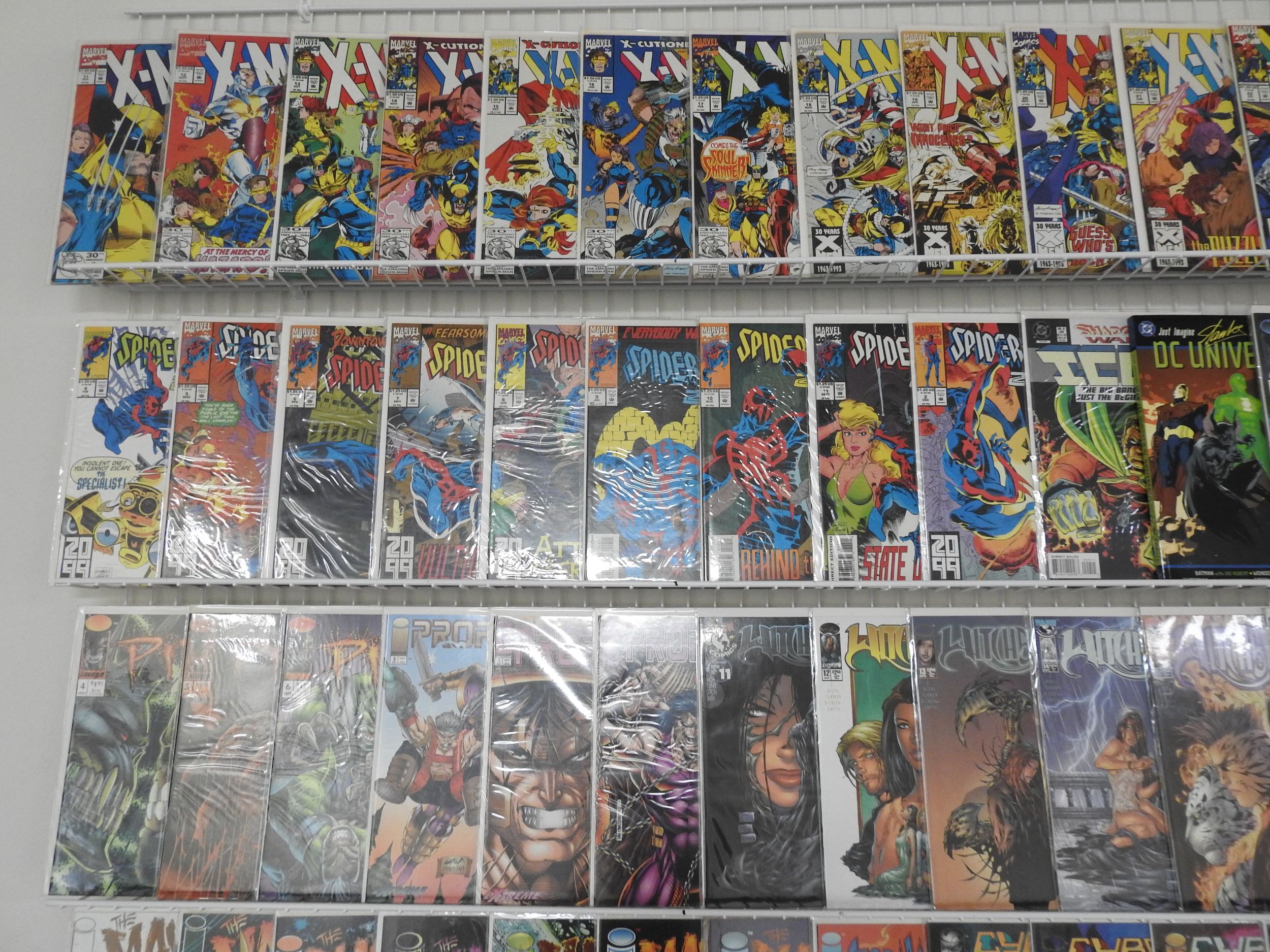 Huge Lot 140+ Comics W/ X-Men, Pitt, Maxx, Spider-man 2099+ Avg VF ...