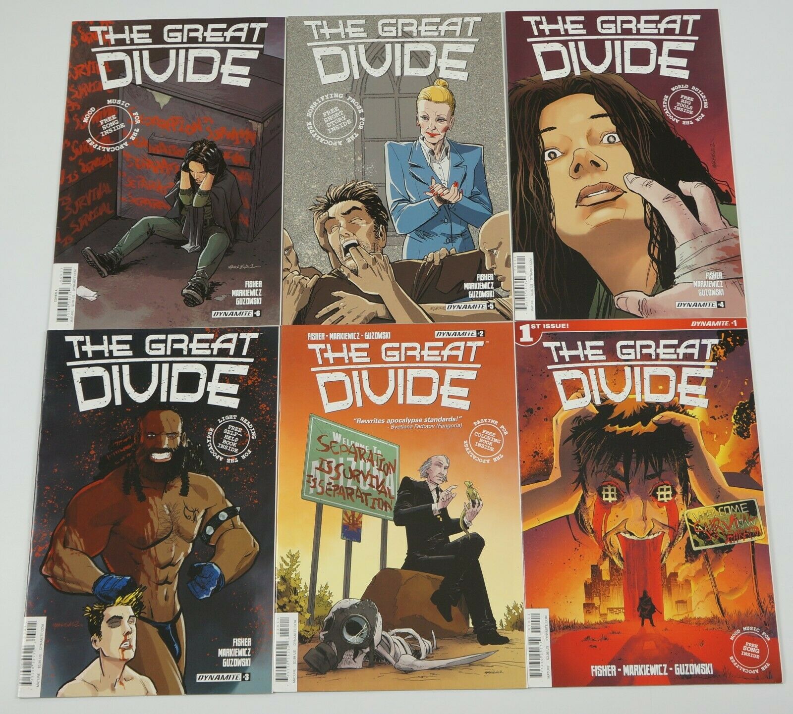 the Great Divide #1-6 VF/NM complete series + bonus digital content ...