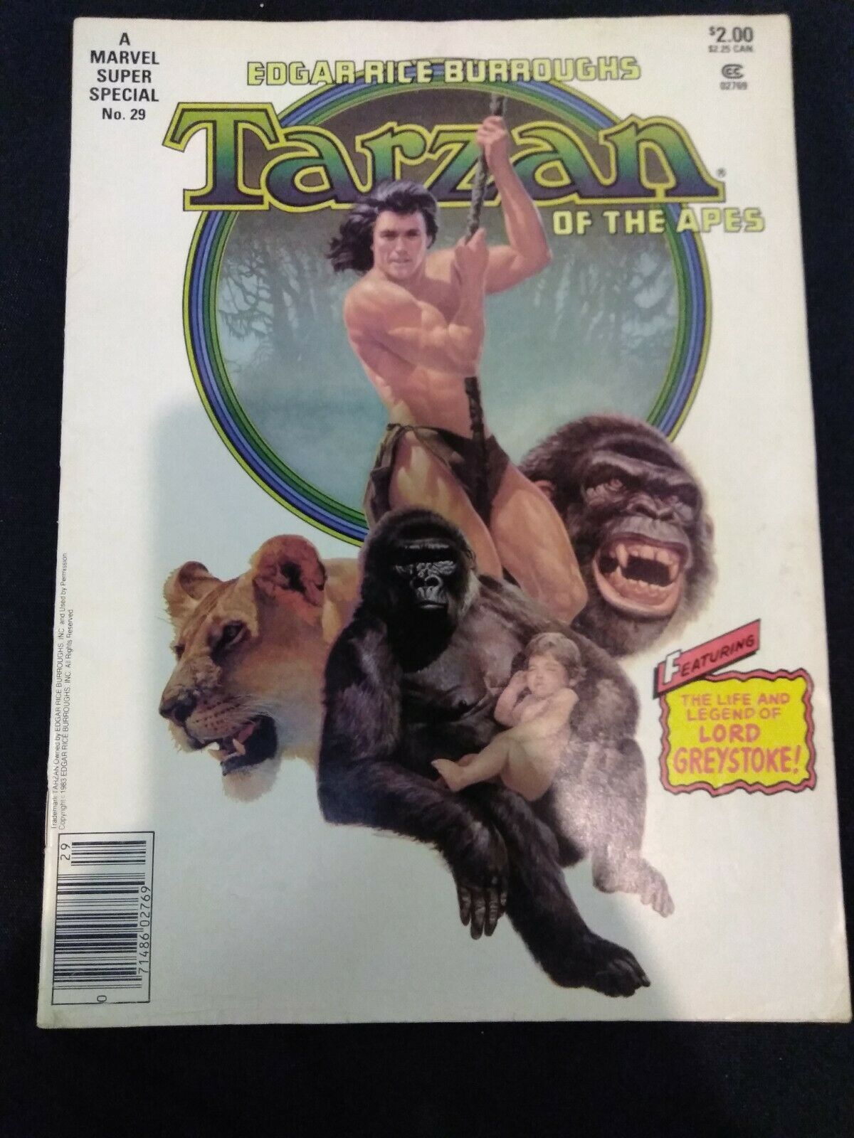Marvel Comics "Edgar Rice Burroughs' Tarzan of the Apes" #29 NM ...