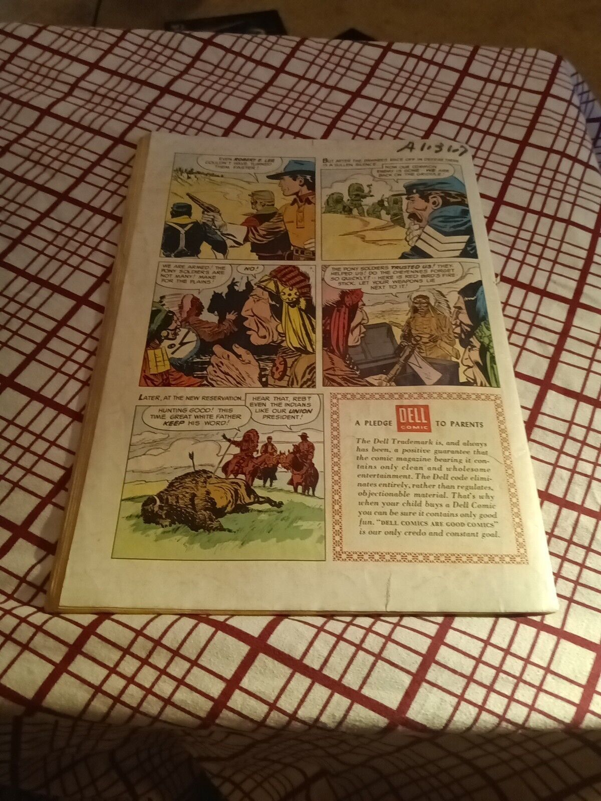 Lee Hunter Indian Fighter 779 Dell 1957 Four Color Comic Book Silver ...