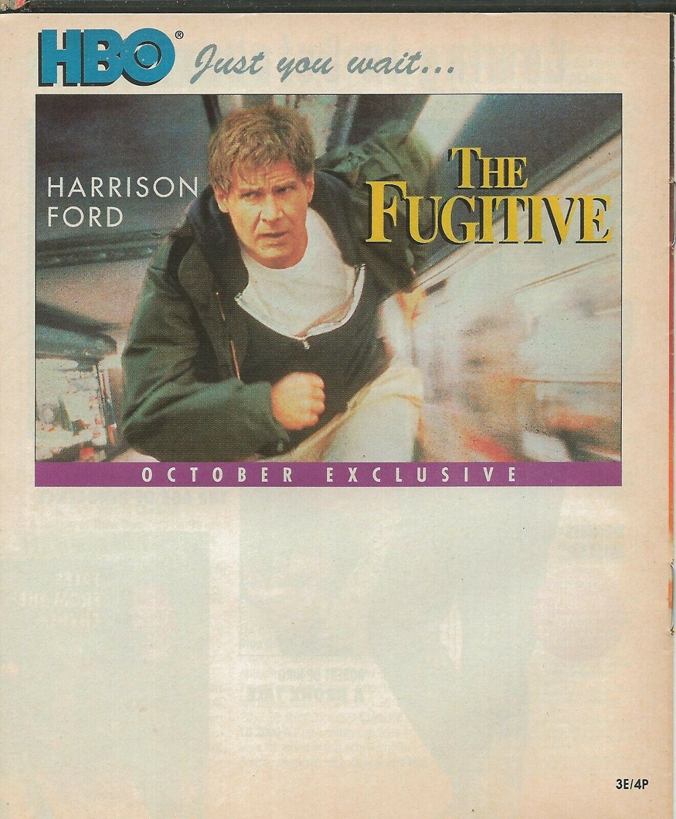 ORIGINAL Vintage Nov 1994 HBO Guide Magazine Burning Season The ...