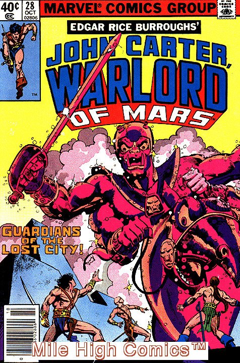 JOHN CARTER (1977 Series) (WARLORD OF MARS) (MARVEL) #28 Fine Comics ...