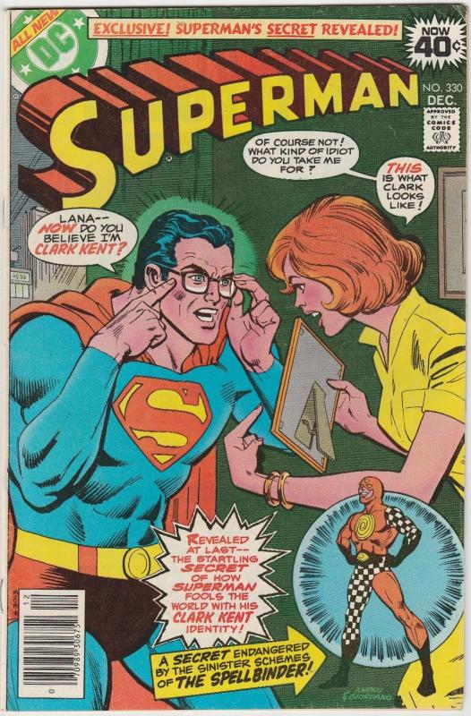 4 Superman DC Comic Books # 308 328 330 331 Master Jailer Lana Lang ...