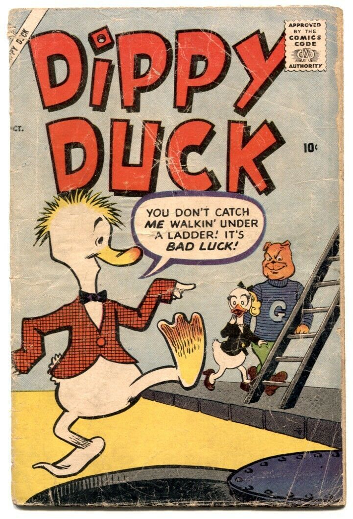 Dippy Duck #1 1957- Atlas obscure funny animal G | Comic Books - Silver ...