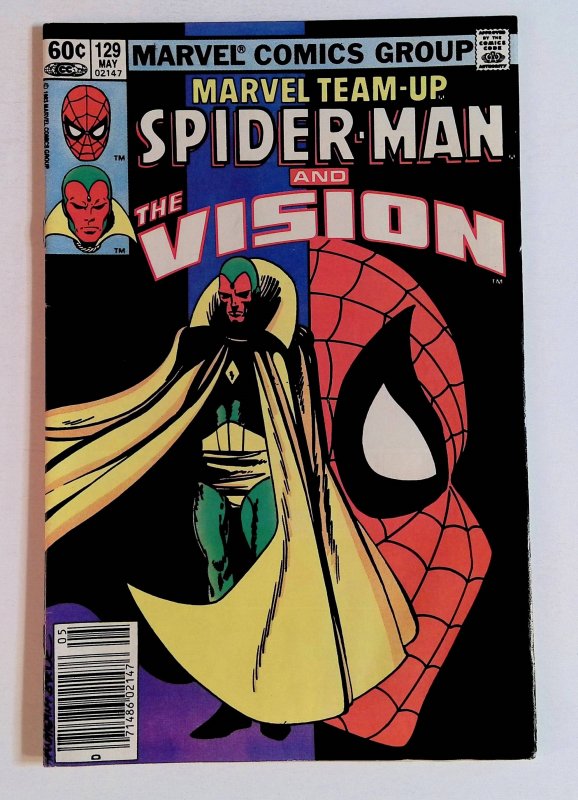 Marvel Team-Up 129 Newsstand Variant Spider-Man Vision Avengers Marvel ...