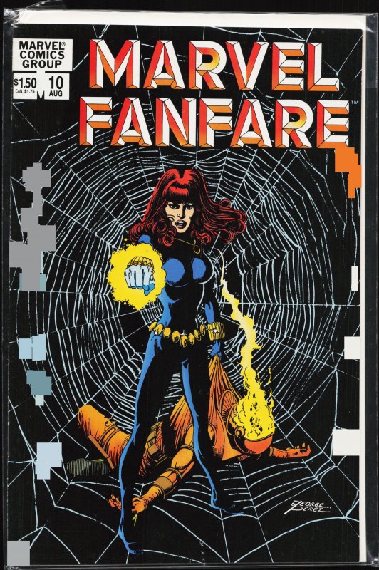 Marvel Fanfare #10 Facsimile Edition Cover (2020) Black Widow | Comic ...