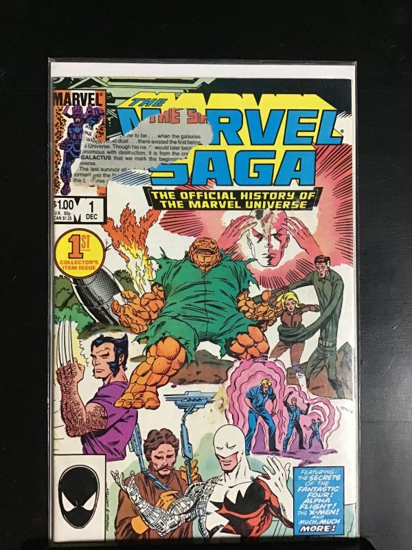 The Marvel Saga The Official History of the Marvel Universe #1 Canadian ...