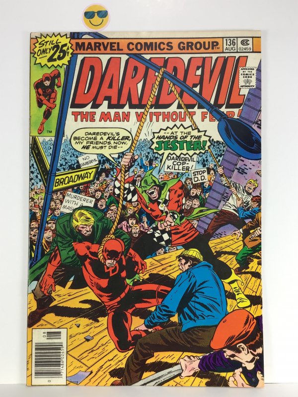 Daredevil #136 (1976) vfn the jester | Comic Books - Bronze Age, Marvel ...