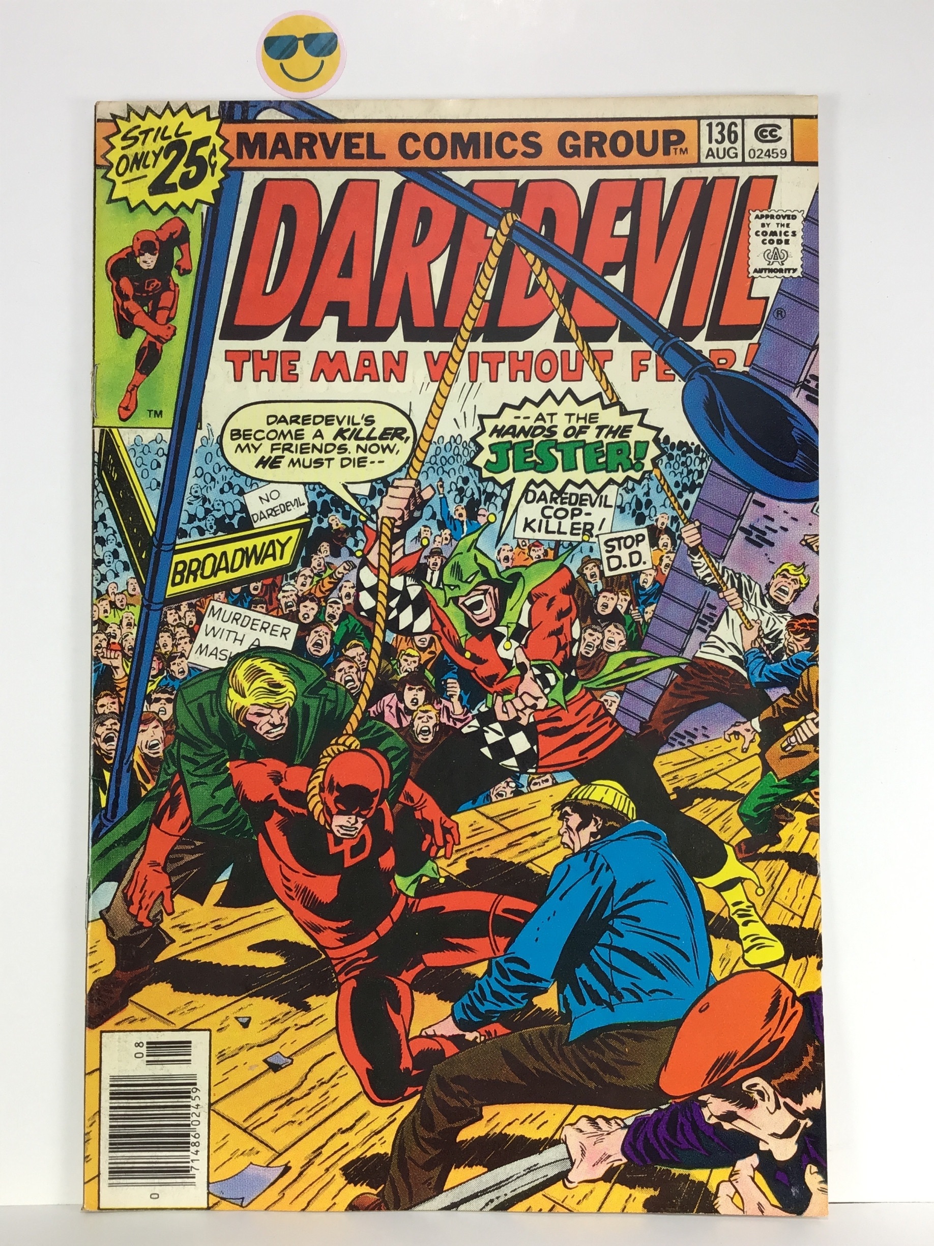 Daredevil #136 (1976) vfn the jester | Comic Books - Bronze Age, Marvel ...