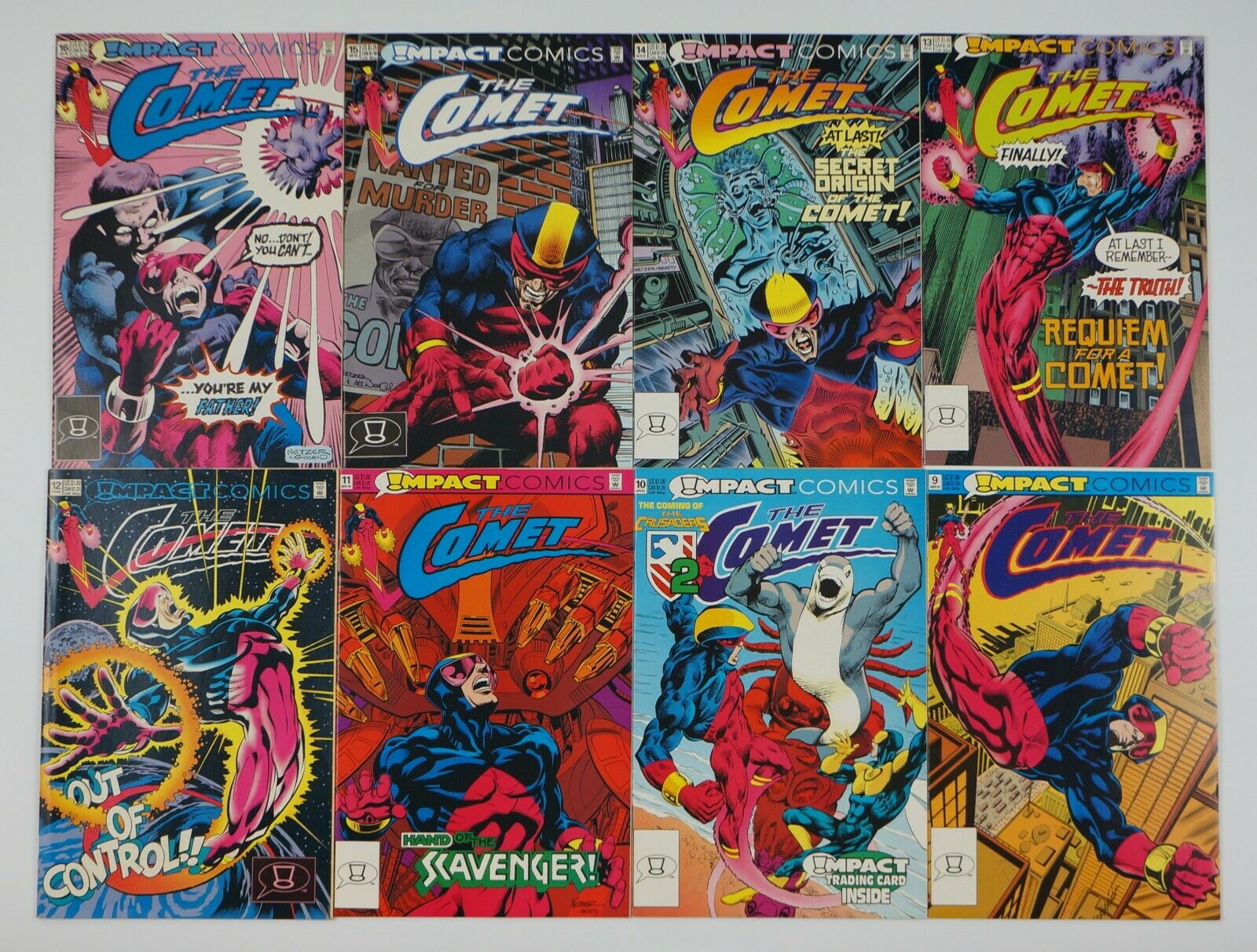 the Comet #1-18 VF/NM complete series + annual MARK WAID impact comics ...
