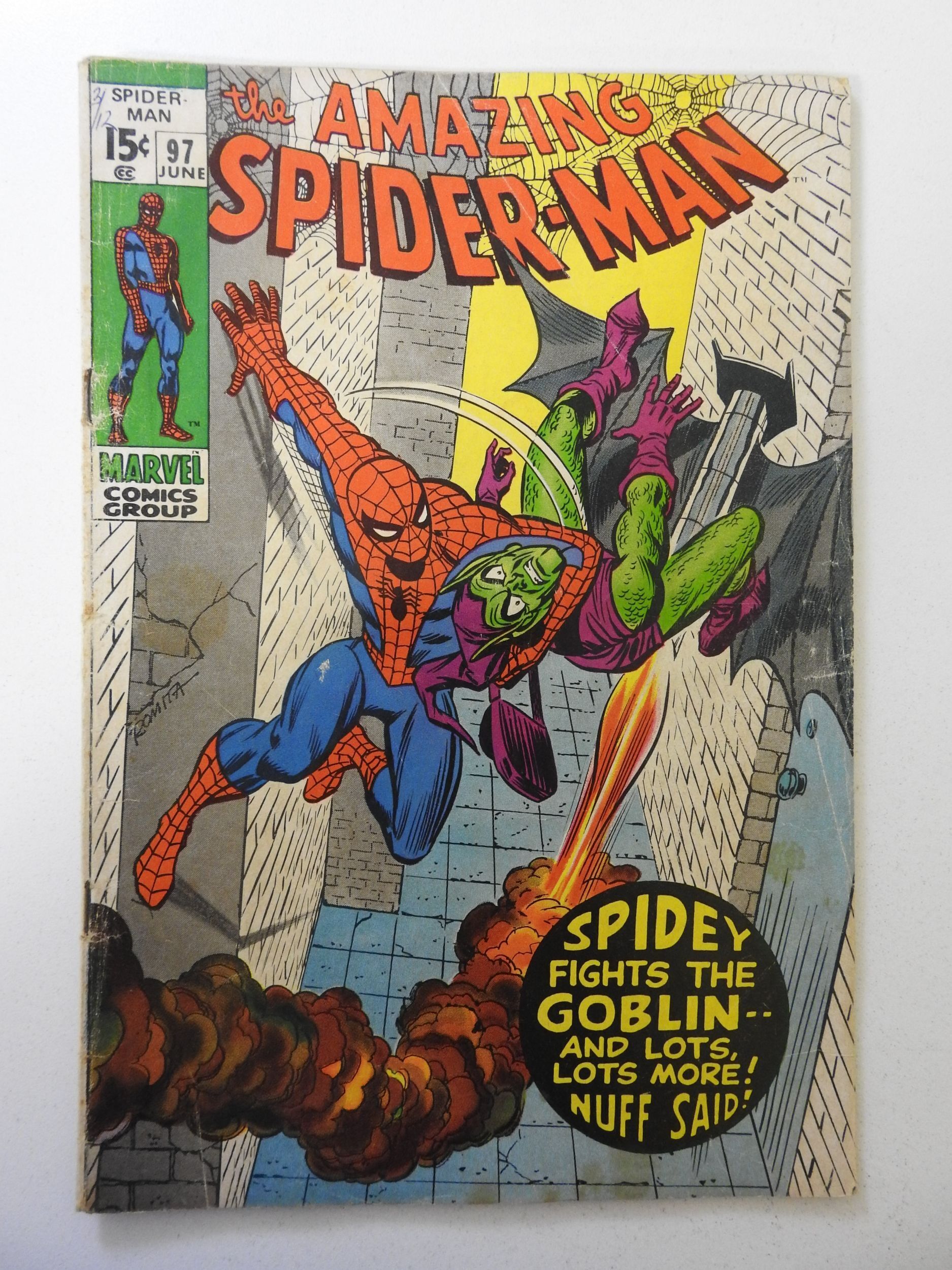 The Amazing Spider-Man #97 (1971) VG- Condition moisture stain | Comic ...