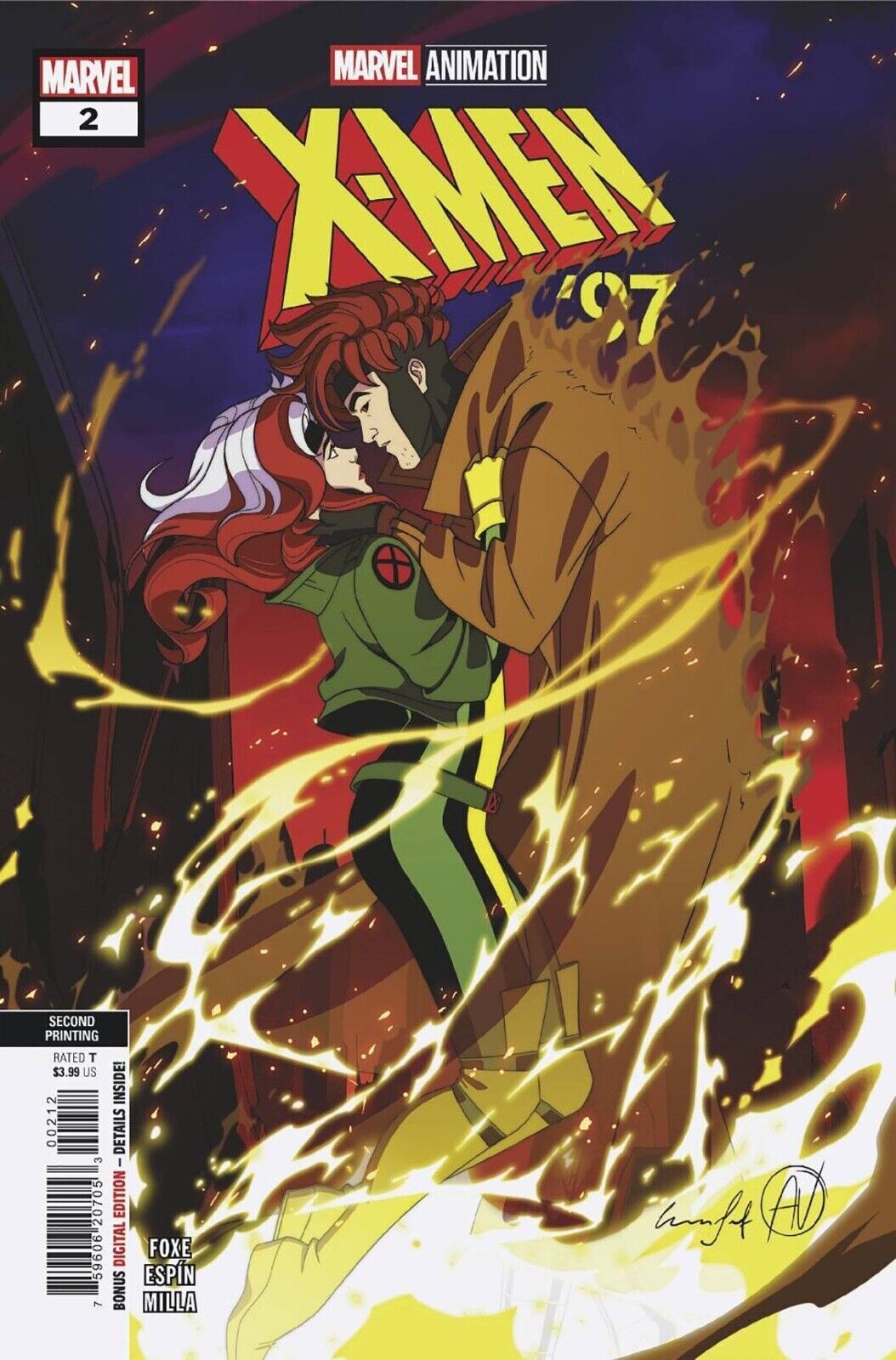(2024) X-MEN 97 #2 2nd Print Animation Variant Cover! HOT! | Comic ...