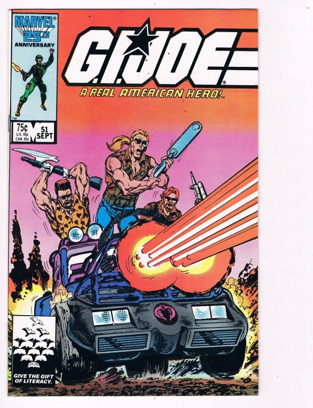 G.I. Joe # 51 Marvel Comic Books Hi-Res Scan Awesome Issue Bronze Age ...