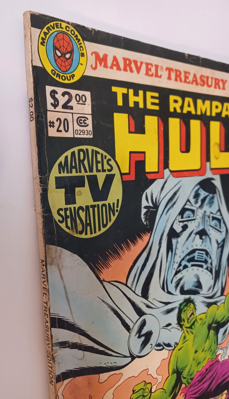 Hulk on the Rampage Marvel Treasury Edition #20 - 10x14" Oversized ...