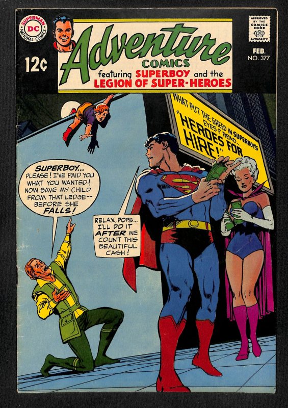 Adventure Comics #377 (1969) | Comic Books - Silver Age, DC Comics ...