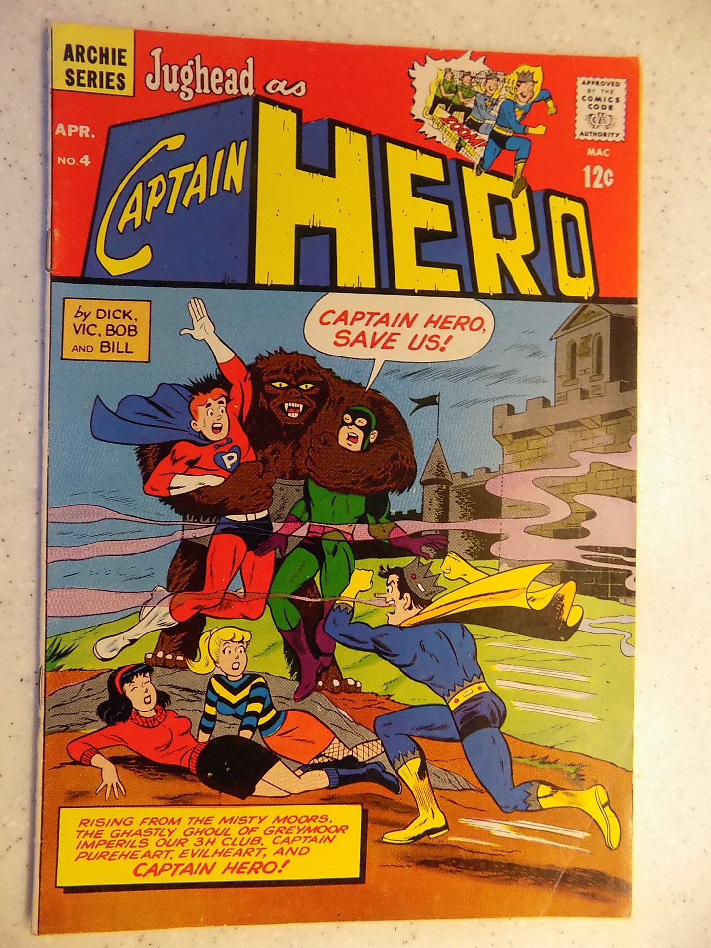 Captain Hero # 4 Archie Jughead Veronica Betty Riverdale | Comic Books ...
