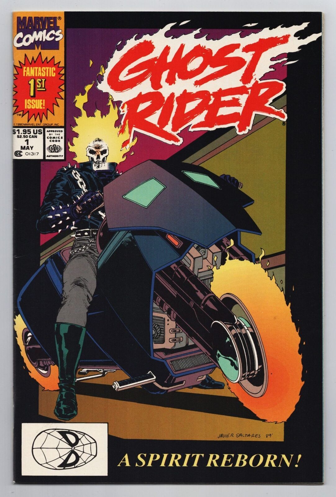 Ghost Rider #1 | 1st Appearance of Danny Ketch (Marvel, 1990) VF ...