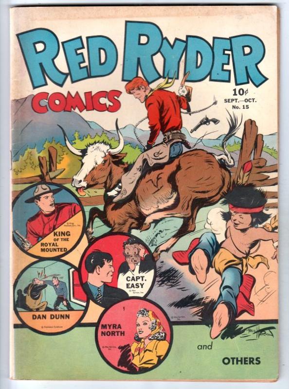 Red Ryder Comics #15 (Sep-43) FN- Mid-Grade Red Ryder | Comic Books ...