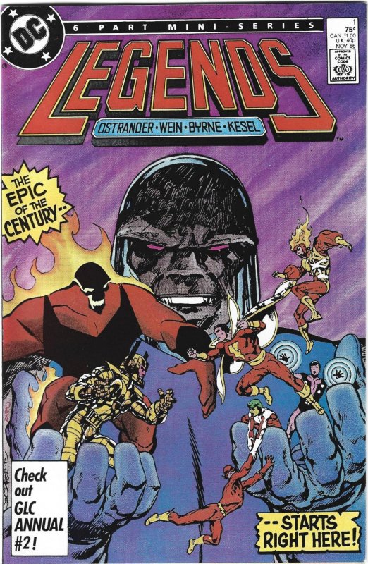 Legends #1 through 6 (1986) Complete | Full Runs & Sets, DC Comics ...