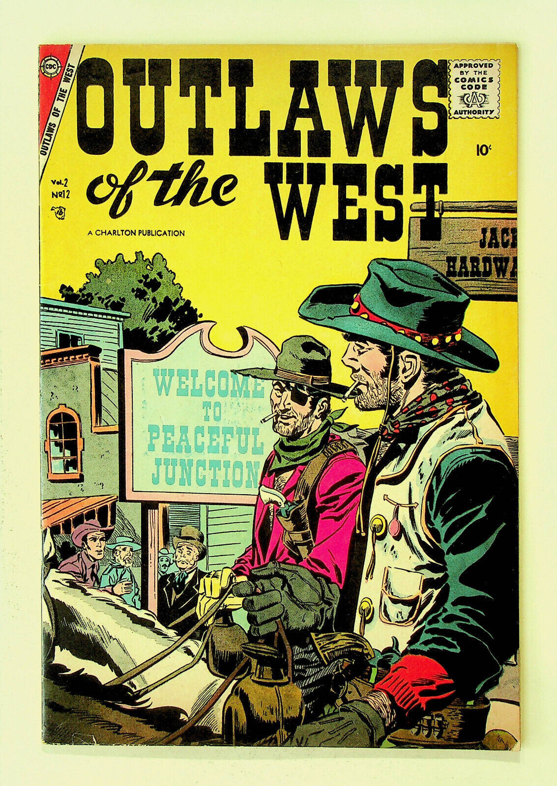 Outlaws of the West #12 (Oct 1957, Charlton) - Good+ | Comic Books ...