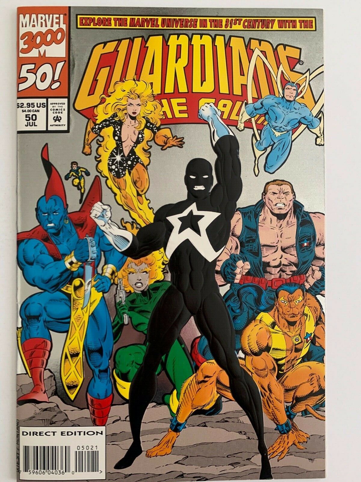 Marvel 3000 Guardians of the Galaxy #50 July 1994 Foil Cover Comic Book ...