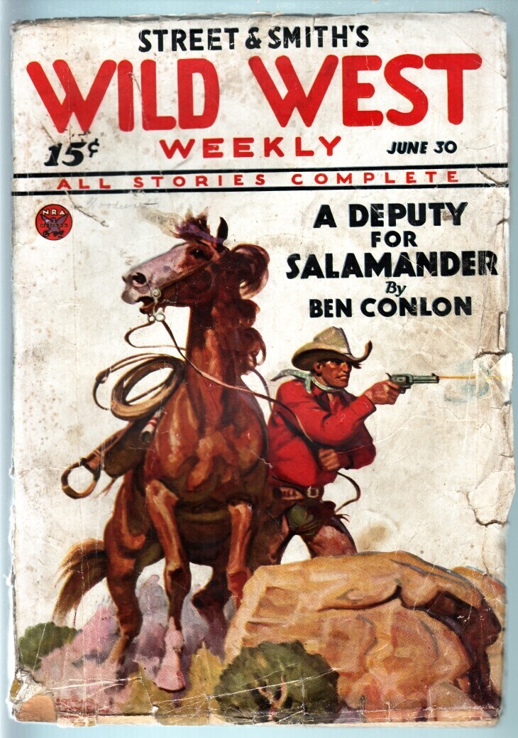 Pulp: Wild West Weekly-6/30/1934-Pulp-Salamander FR/G | Comic Books ...