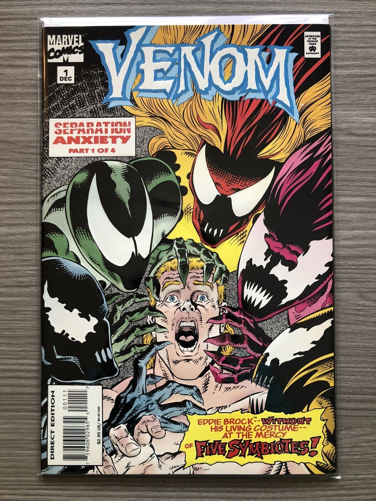 Venom: Separation Anxiety Complete Run Issues #1, 2, 3, 4. Marvel ...