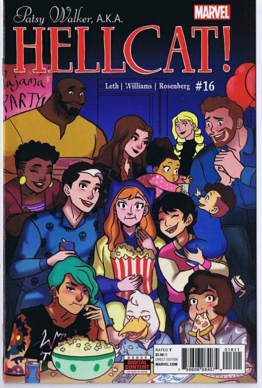 Patsy Walker AKA Hellcat #16 ORIGINAL Vintage 2017 Marvel Comics Black ...