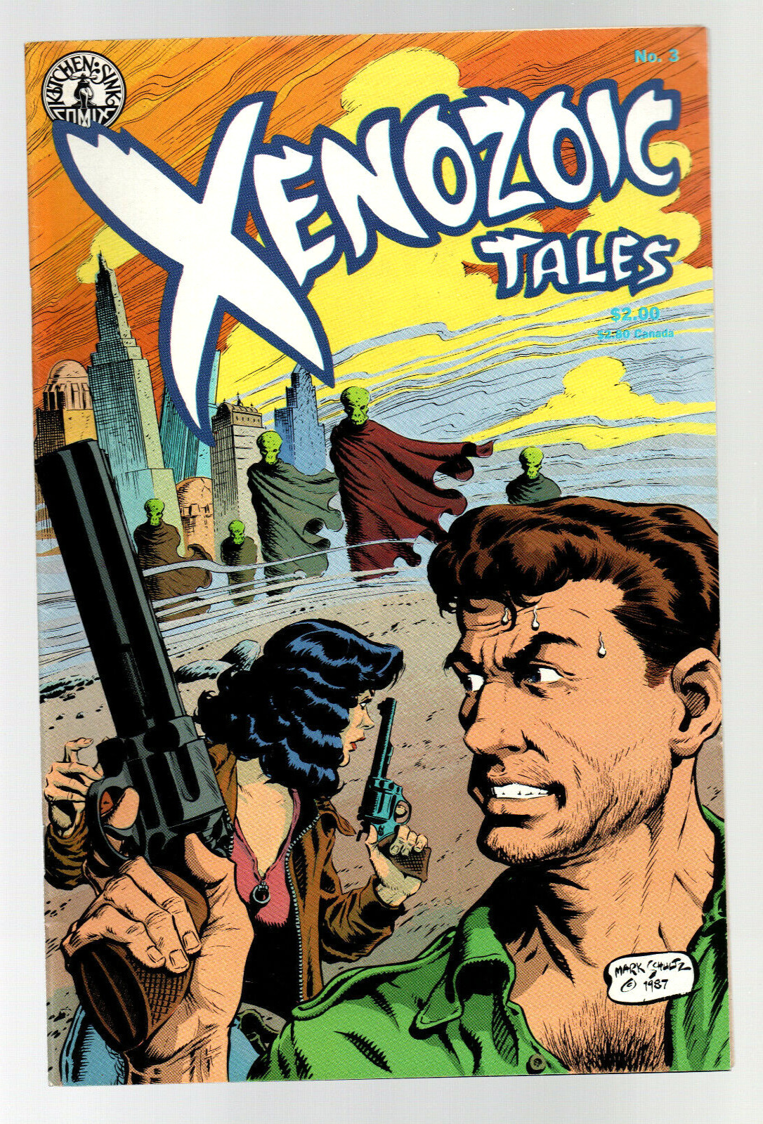 Xenozoic Tales #3 - Mark Schultz - Kitchen Sink - 1987 - VF | Comic ...