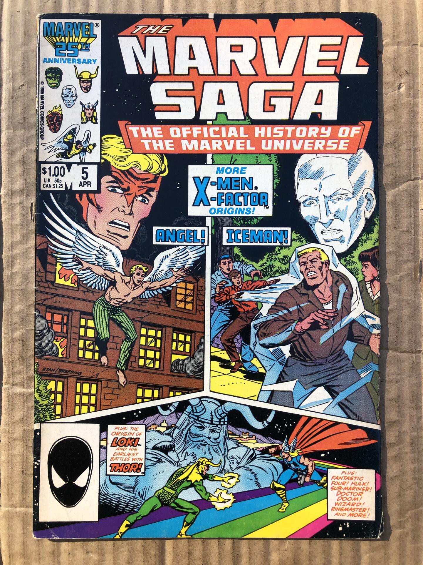 The Marvel Saga The Official History of the Marvel Universe #5 (1986 ...