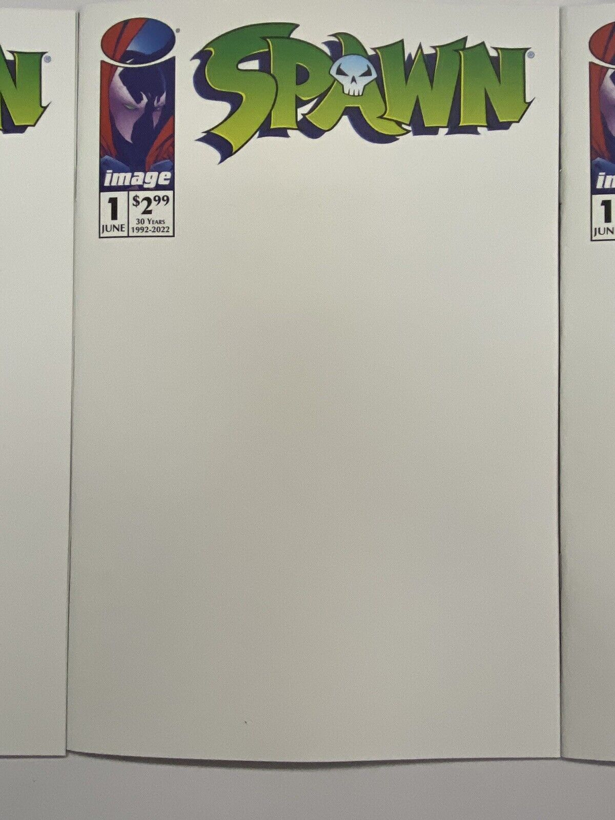 Spawn #1 (5X Copies) 30th Anniversary Blank Sketch Variant NM 2022 ...